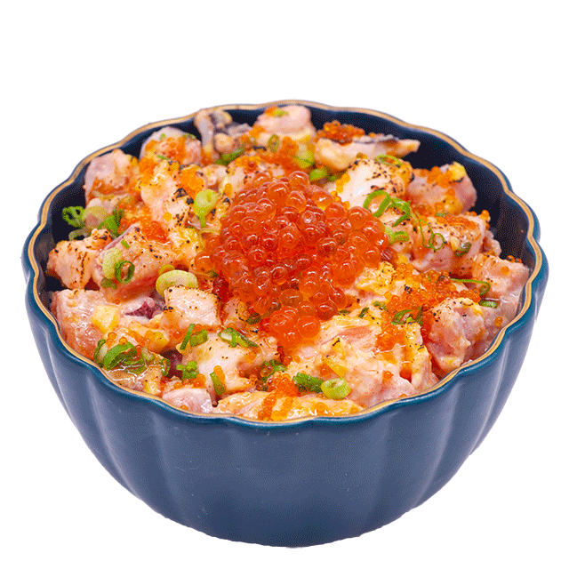 Spicy Mentaiko Chirashi (Raw) – Waa Cow!